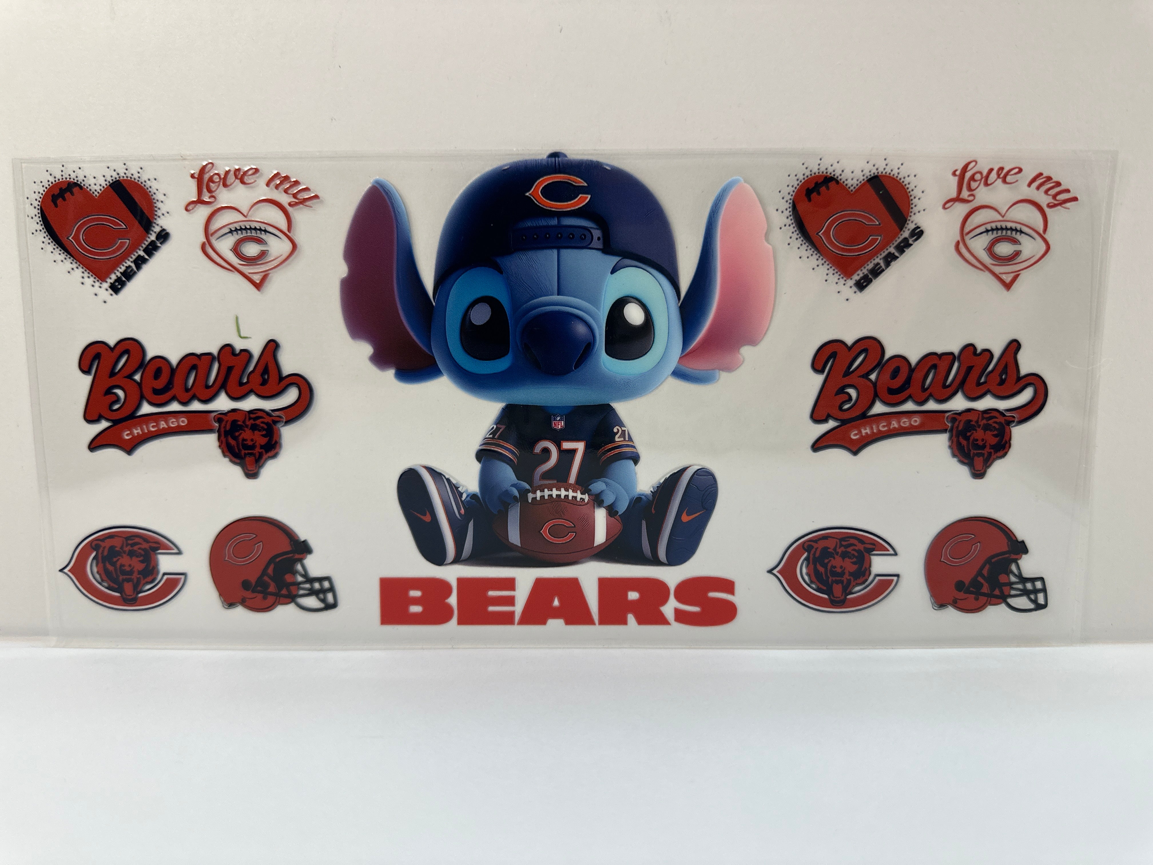 F507 NFL football Chicago Bears stitch – LuxyCustoms