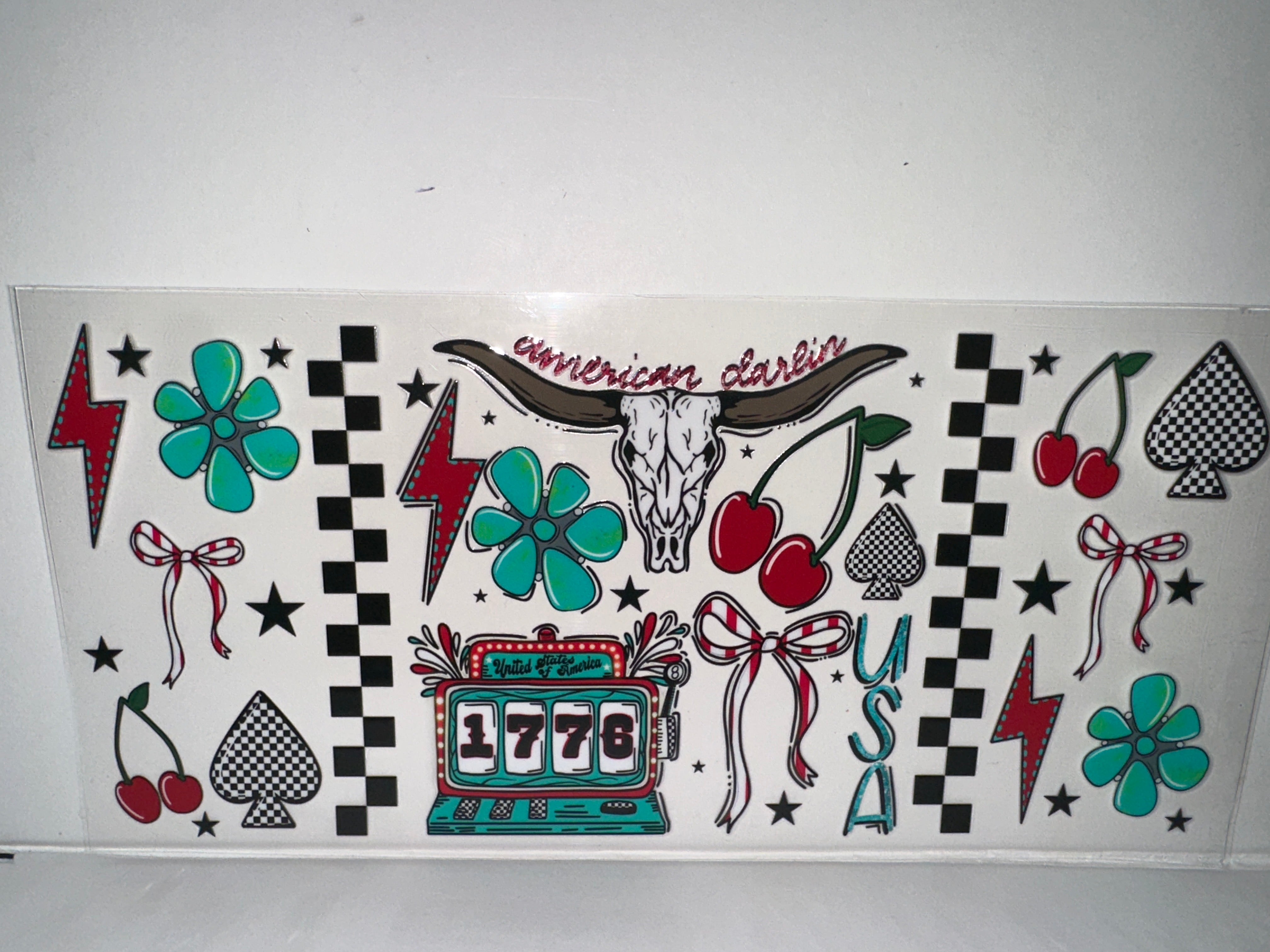 H859 Western Checkered Design – Luxy Customs