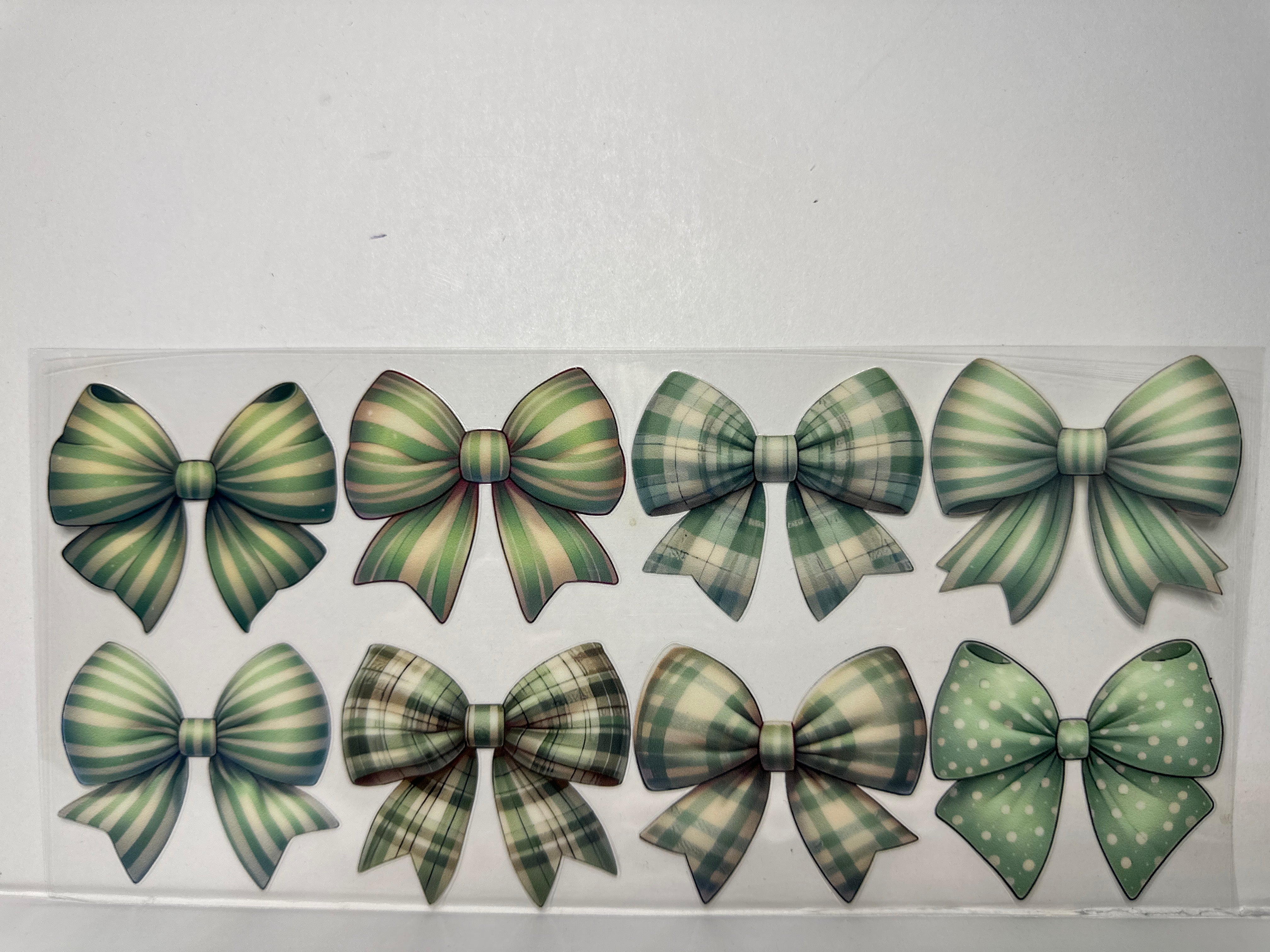 H1282 Green bows – Luxy Customs